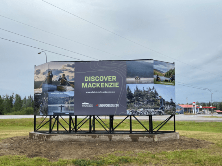 NEW Mackenzie Gateway Billboard Sign - District of Mackenzie