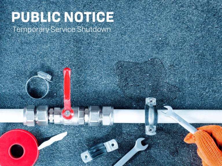 Public Notice Temporary Service Shutdown District Of Mackenzie