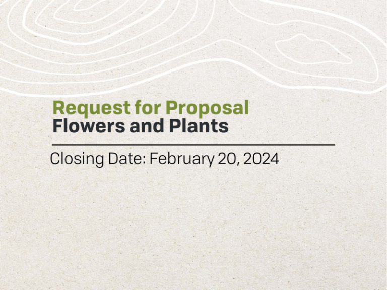 Request for Proposal - Flowers and Plants - District of Mackenzie