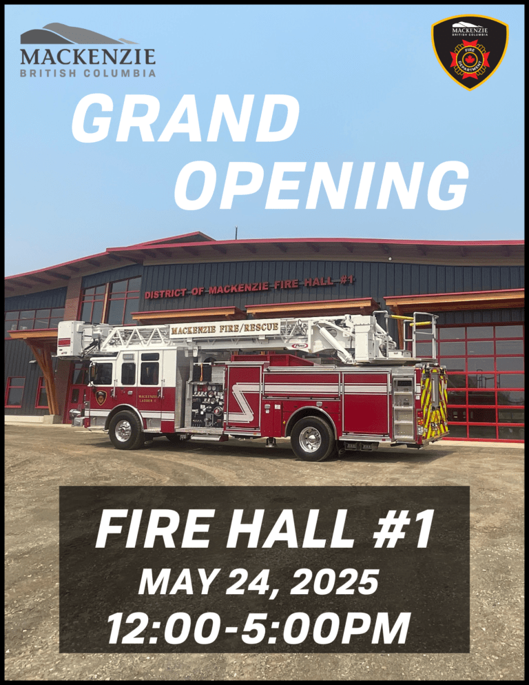 Fire Hall # 1 Grand Opening - District of Mackenzie