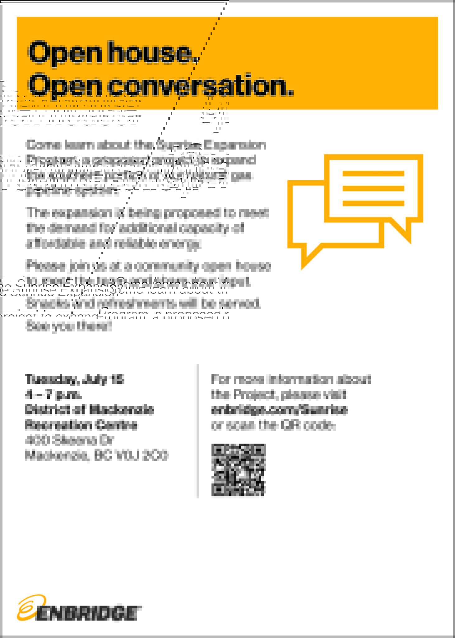 Sunrise Expansion Program Open House - District of Mackenzie