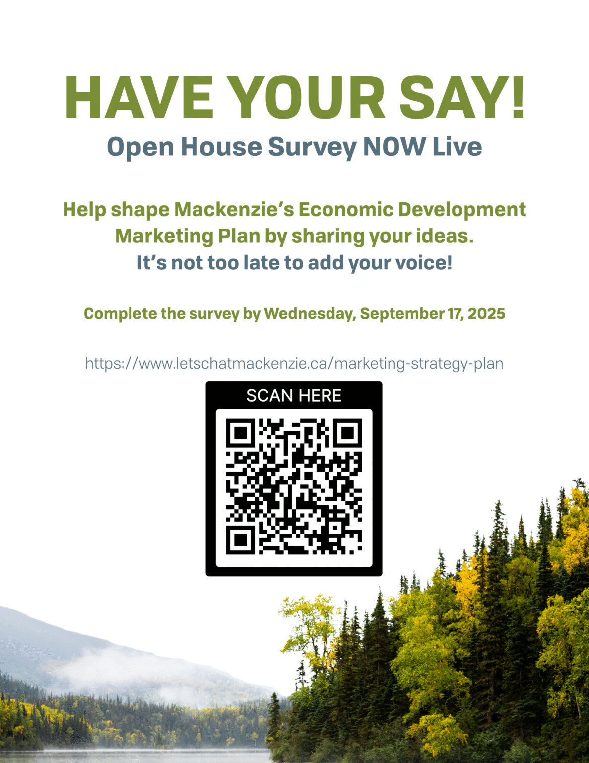 Have Your Say Online - Open House Survey Now Live! - District of Mackenzie
